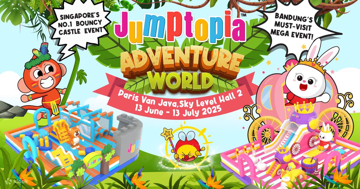 Thế giới phiêu lưu Jumptopia ở Bandung (Paris Van Java) - Klook Việt Nam